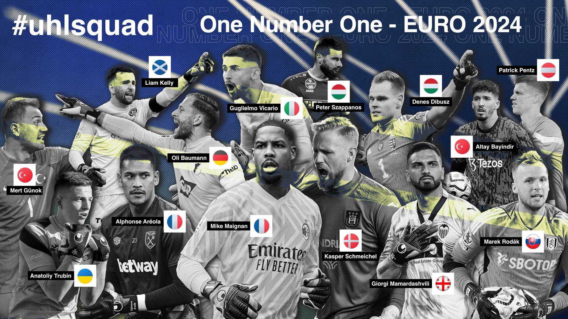 Our goalkeepers at the EURO 2024